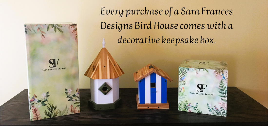 Sara Frances Designs - Functional & Sophisticated Pet Decor Birdhouses